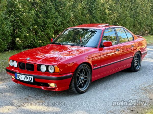 Red BMW 5 Series 1994 in Tallinn, with an engine capacity of 4.00 L and mileage of 250 thousand km for 18999 €, photo 3 on AUTOMOTO.COM.LV