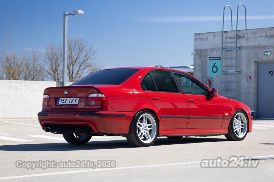 Red BMW 5 Series 2000 in Tallinn, with an engine capacity of 2.50 L and mileage of 0 thousand km for 7799 €, photo 3 on AUTOMOTO.COM.LV