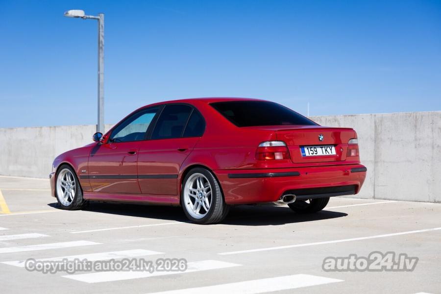 Red BMW 5 Series 2000 in Tallinn, with an engine capacity of 2.50 L and mileage of 0 thousand km for 7799 €, photo 5 on AUTOMOTO.COM.LV