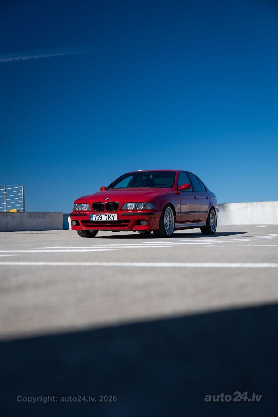 Red BMW 5 Series 2000 in Tallinn, with an engine capacity of 2.50 L and mileage of 0 thousand km for 7799 €, photo 9 on AUTOMOTO.COM.LV