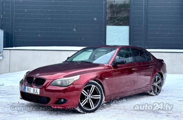 Red BMW 5 Series 2005 in Tartu, with an engine capacity of 2.50 L and mileage of 350 thousand km for 3799 €, photo 1 on AUTOMOTO.COM.LV