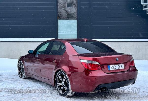 Red BMW 5 Series 2005 in Tartu, with an engine capacity of 2.50 L and mileage of 350 thousand km for 3799 €, photo 4 on AUTOMOTO.COM.LV