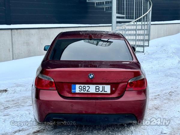 Red BMW 5 Series 2005 in Tartu, with an engine capacity of 2.50 L and mileage of 350 thousand km for 3799 €, photo 6 on AUTOMOTO.COM.LV