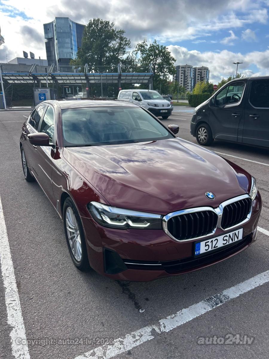 Red BMW 5 Series 2021 in Tallinn, with an engine capacity of 2.00 L and mileage of 173 thousand km for 26900 €, photo 8 on AUTOMOTO.COM.LV