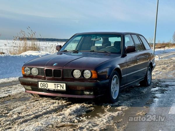 Red BMW 5 Series 1993 in Tallinn, with an engine capacity of 2.00 L and mileage of 0 thousand km for 3700 €, photo 2 on AUTOMOTO.COM.LV