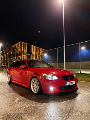 Red BMW 5 Series 2008 in Tallinn, with an engine capacity of 3.00 L and mileage of 0 thousand km for 9800 €, photo 5 on AUTOMOTO.COM.LV