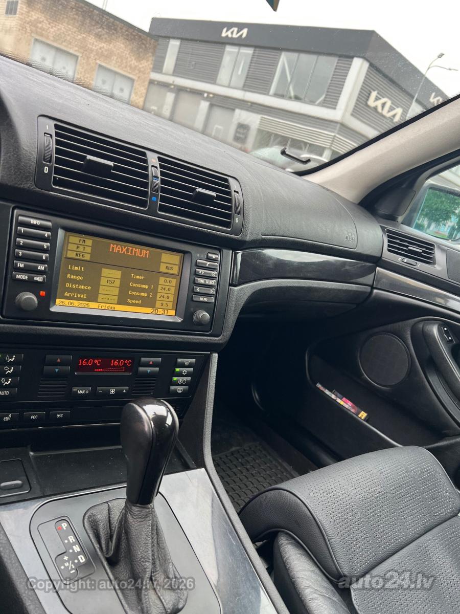 BMW 5 Series 2001 in Narva, with an engine capacity of 2.20 L and mileage of 293 thousand km for 1999 €, photo 31 on AUTOMOTO.COM.LV