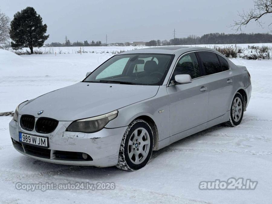 BMW 5 Series 2005 in Narva, with an engine capacity of 2.50 L and mileage of 409 thousand km for 2100 €, photo 1 on AUTOMOTO.COM.LV