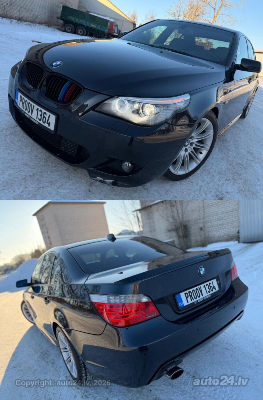 BMW 5 Series 2008 in Viljandi, with an engine capacity of 2.00 L and mileage of 237 thousand km for 8390 €, photo 5 on AUTOMOTO.COM.LV