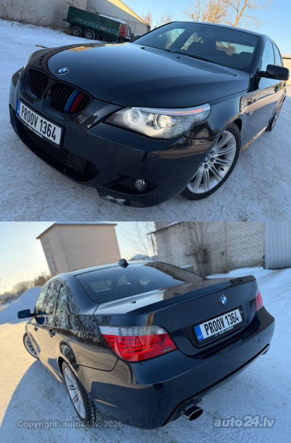 BMW 5 Series 2008 in Viljandi, with an engine capacity of 2.00 L and mileage of 237 thousand km for 8190 €, photo 5 on AUTOMOTO.COM.LV