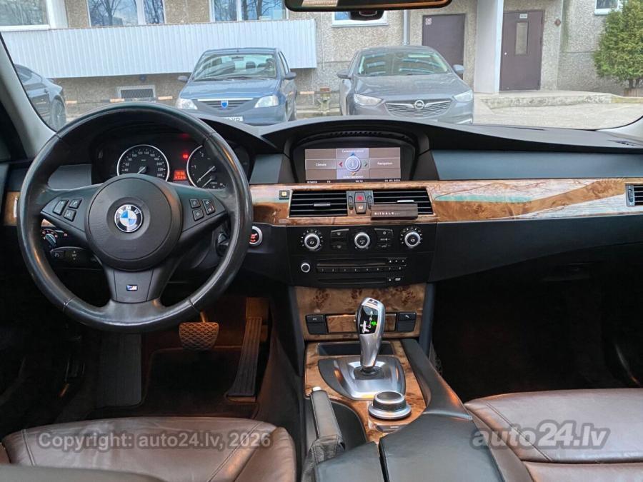 BMW 5 Series 2008 Tallina, ar dzinēja tilpumu 3.00 L un nobraukumu 413 tūkst. km par 7500 €, foto 10 vietnē AUTOMOTO.COM.LV