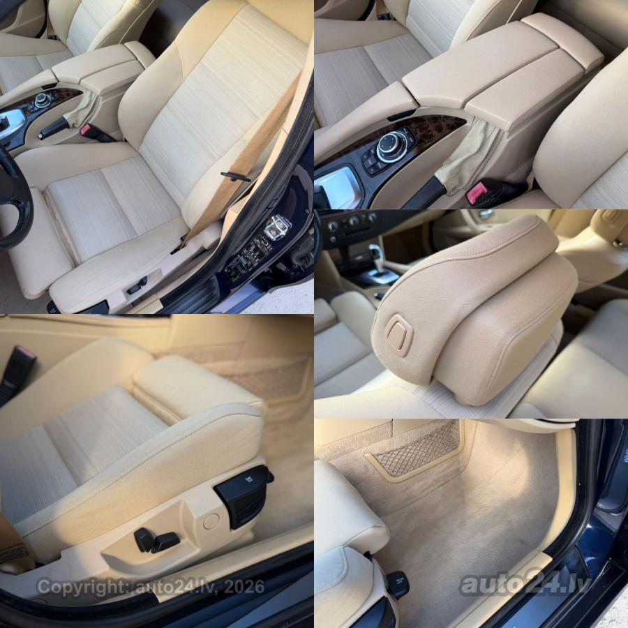 BMW 5 Series 2008 in Viljandi, with an engine capacity of 3.00 L and mileage of 279 thousand km for 7390 €, photo 19 on AUTOMOTO.COM.LV
