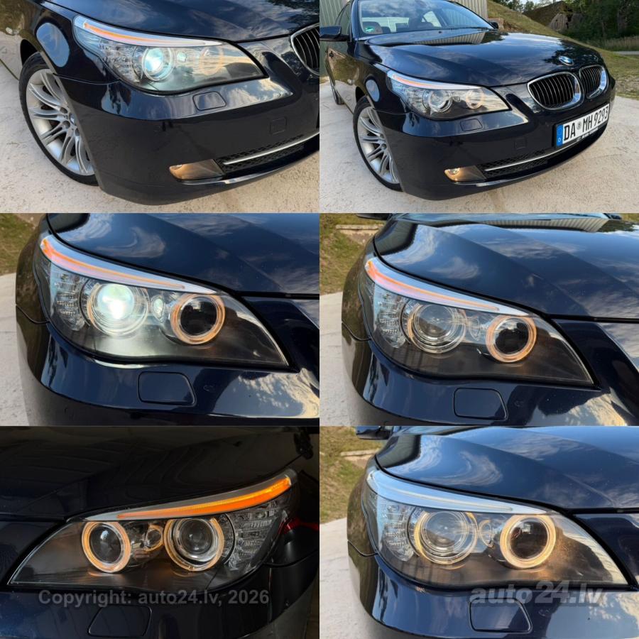 BMW 5 Series 2008 in Viljandi, with an engine capacity of 3.00 L and mileage of 279 thousand km for 7390 €, photo 24 on AUTOMOTO.COM.LV