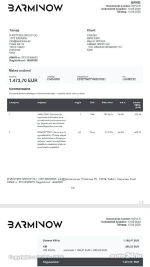 БМВ 5 Серия 2012 в Таллин, объемом двигателя 3.00 л и пробегом 309 тыс. км за 10999 €, фото 26 на AUTOMOTO.COM.LV