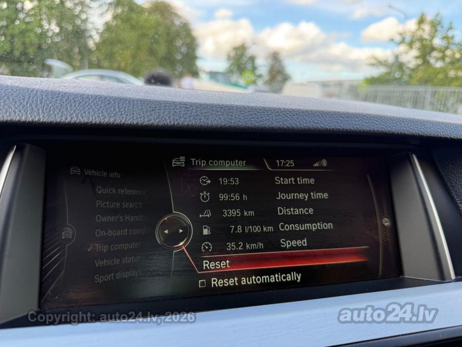 БМВ 5 Серия 2014 в Таллин, объемом двигателя 3.00 л и пробегом 262 тыс. км за 15500 €, фото 22 на AUTOMOTO.COM.LV