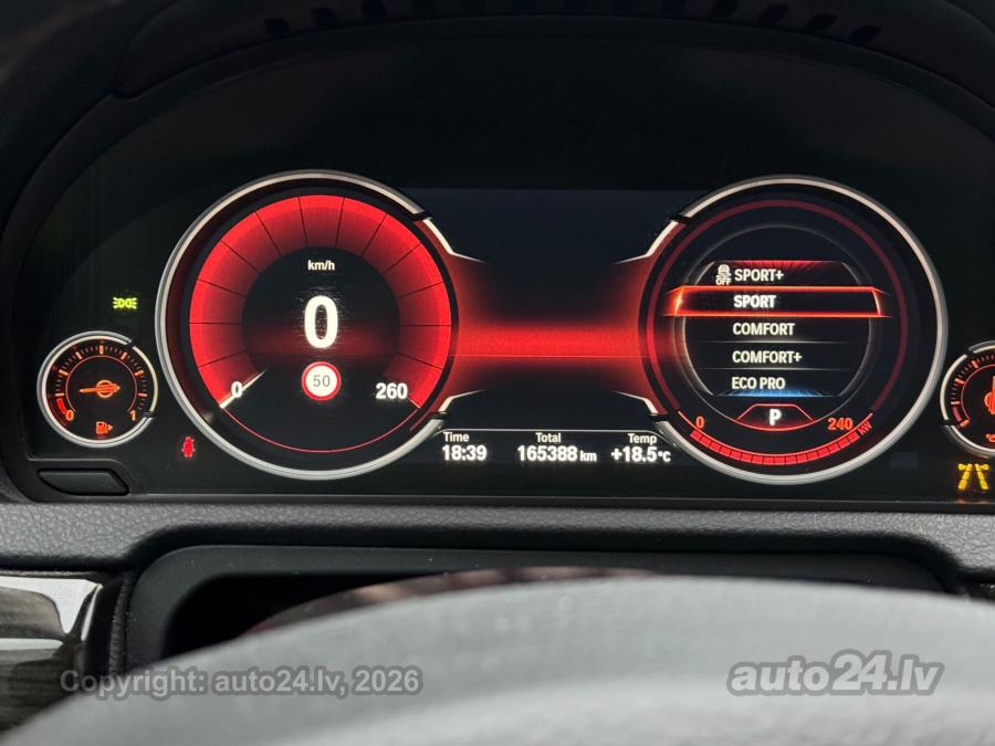 BMW 5 Series 2015 in Tallinn, with an engine capacity of 3.00 L and mileage of 185 thousand km for 16500 €, photo 16 on AUTOMOTO.COM.LV