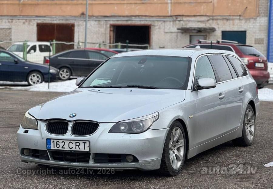 BMW 5 Series 2004 in Narva, with an engine capacity of 2.50 L and mileage of 244 thousand km for 1490 €, photo 1 on AUTOMOTO.COM.LV