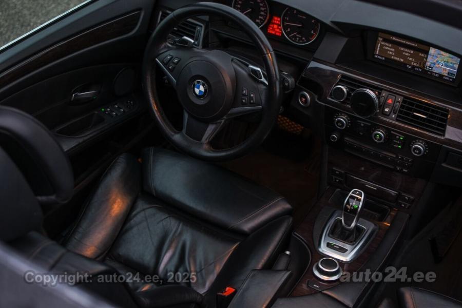 BMW 5 Series 2008 in Tartu, with an engine capacity of 3.00 L and mileage of 420 thousand km for 7290 €, photo 15 on AUTOMOTO.COM.LV