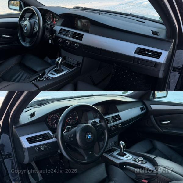 BMW 5 Series 2008 in Viljandi, with an engine capacity of 3.00 L and mileage of 439 thousand km for 8790 €, photo 9 on AUTOMOTO.COM.LV