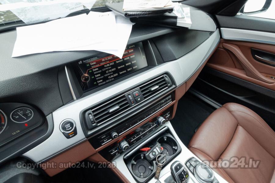 BMW 5 Series 2014 in Parnu, with an engine capacity of 3.00 L and mileage of 189 thousand km for 14800 €, photo 14 on AUTOMOTO.COM.LV