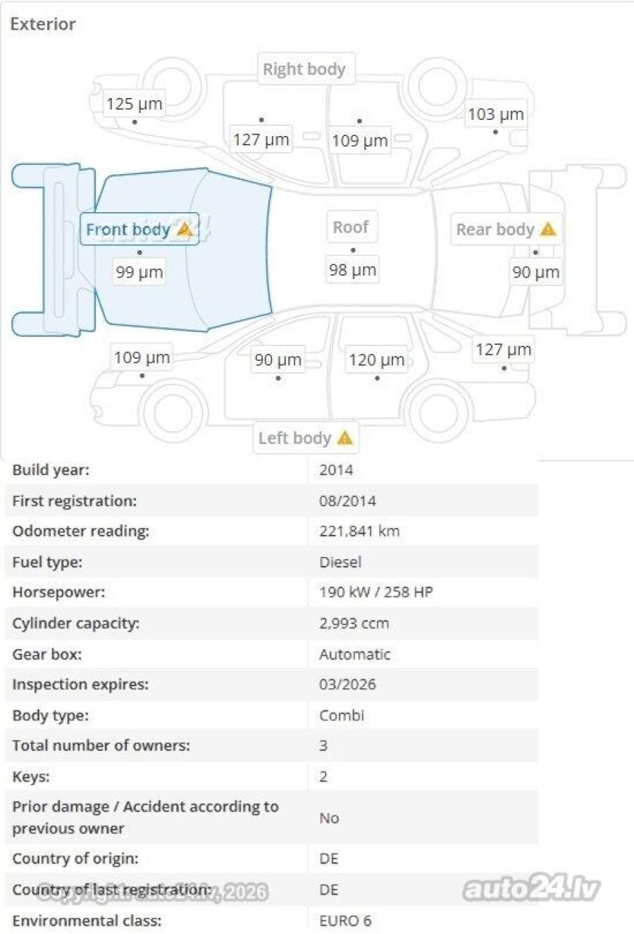 БМВ 5 Серия 2014 в Таллин, объемом двигателя 3.00 л и пробегом 220 тыс. км за 12940 €, фото 26 на AUTOMOTO.COM.LV