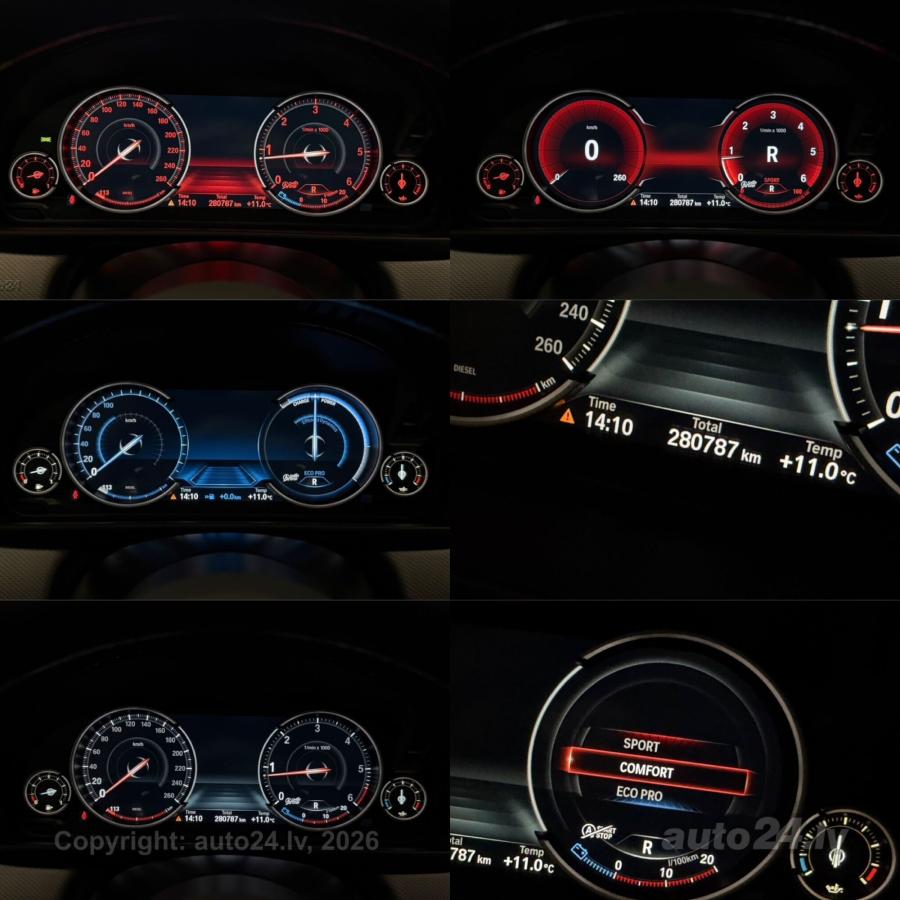 BMW 5 Series 2015 in Viljandi, with an engine capacity of 2.00 L and mileage of 280 thousand km for 10990 €, photo 12 on AUTOMOTO.COM.LV