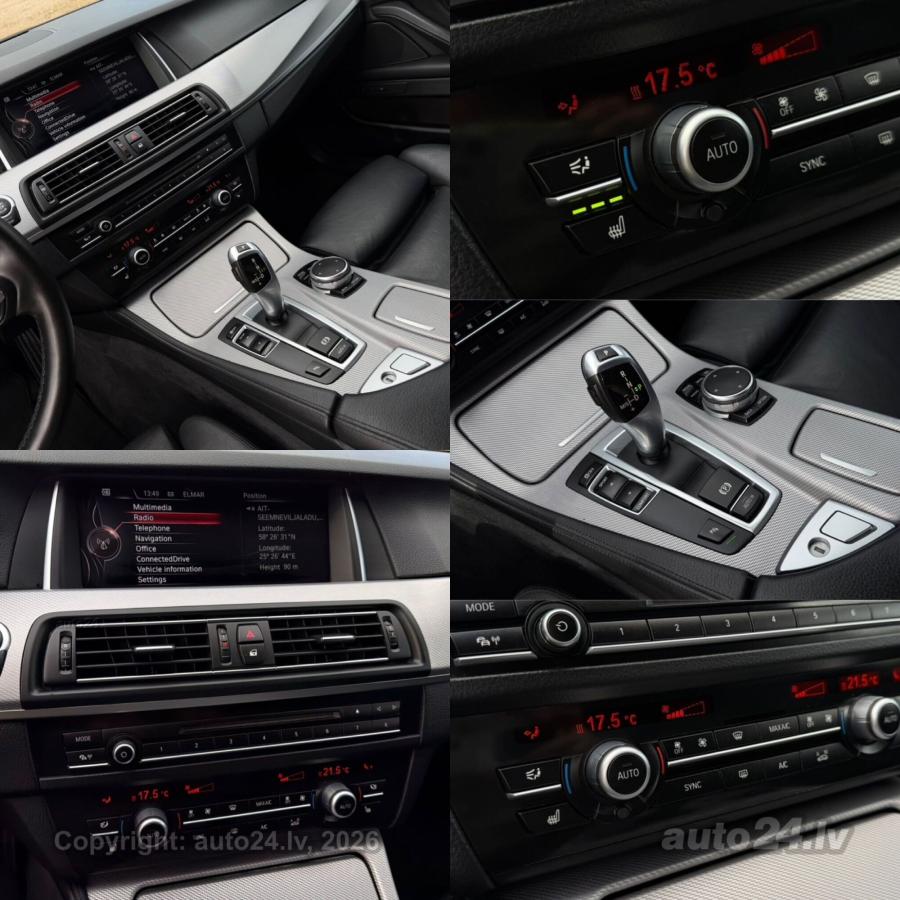 BMW 5 Series 2015 in Viljandi, with an engine capacity of 2.00 L and mileage of 280 thousand km for 10990 €, photo 14 on AUTOMOTO.COM.LV