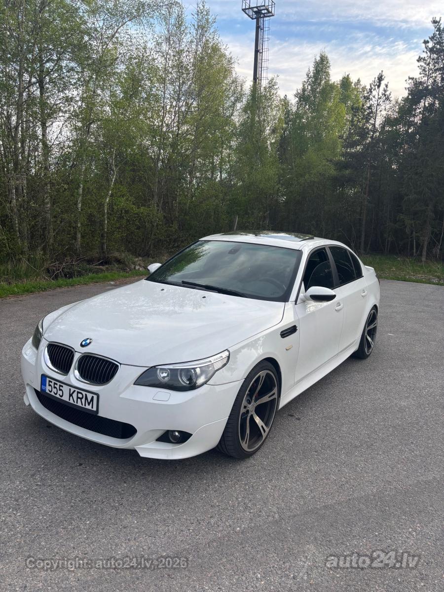 White BMW 5 Series 2007 in Tallinn, with an engine capacity of 4.00 L and mileage of 77 thousand km for 9999 €, photo 4 on AUTOMOTO.COM.LV
