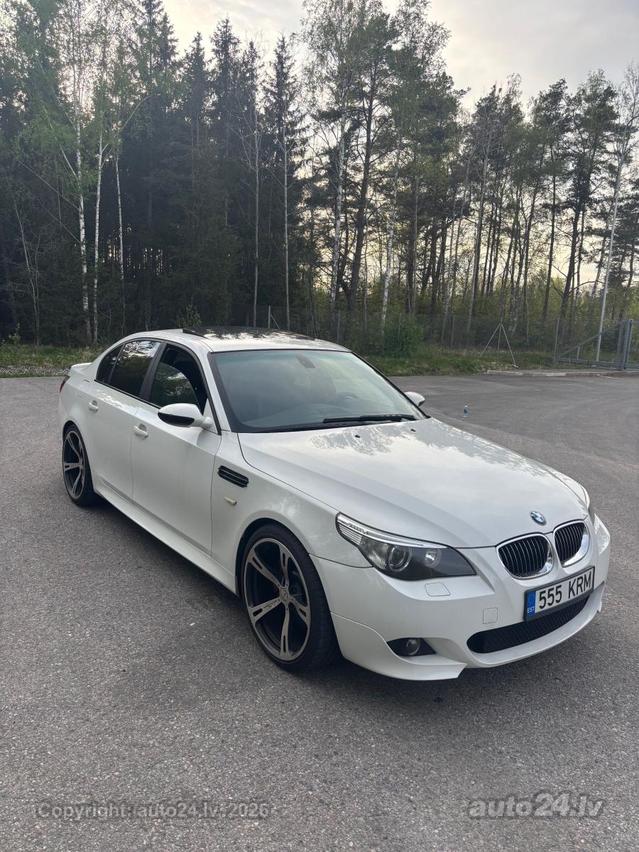 White BMW 5 Series 2007 in Tallinn, with an engine capacity of 4.00 L and mileage of 77 thousand km for 9999 €, photo 11 on AUTOMOTO.COM.LV