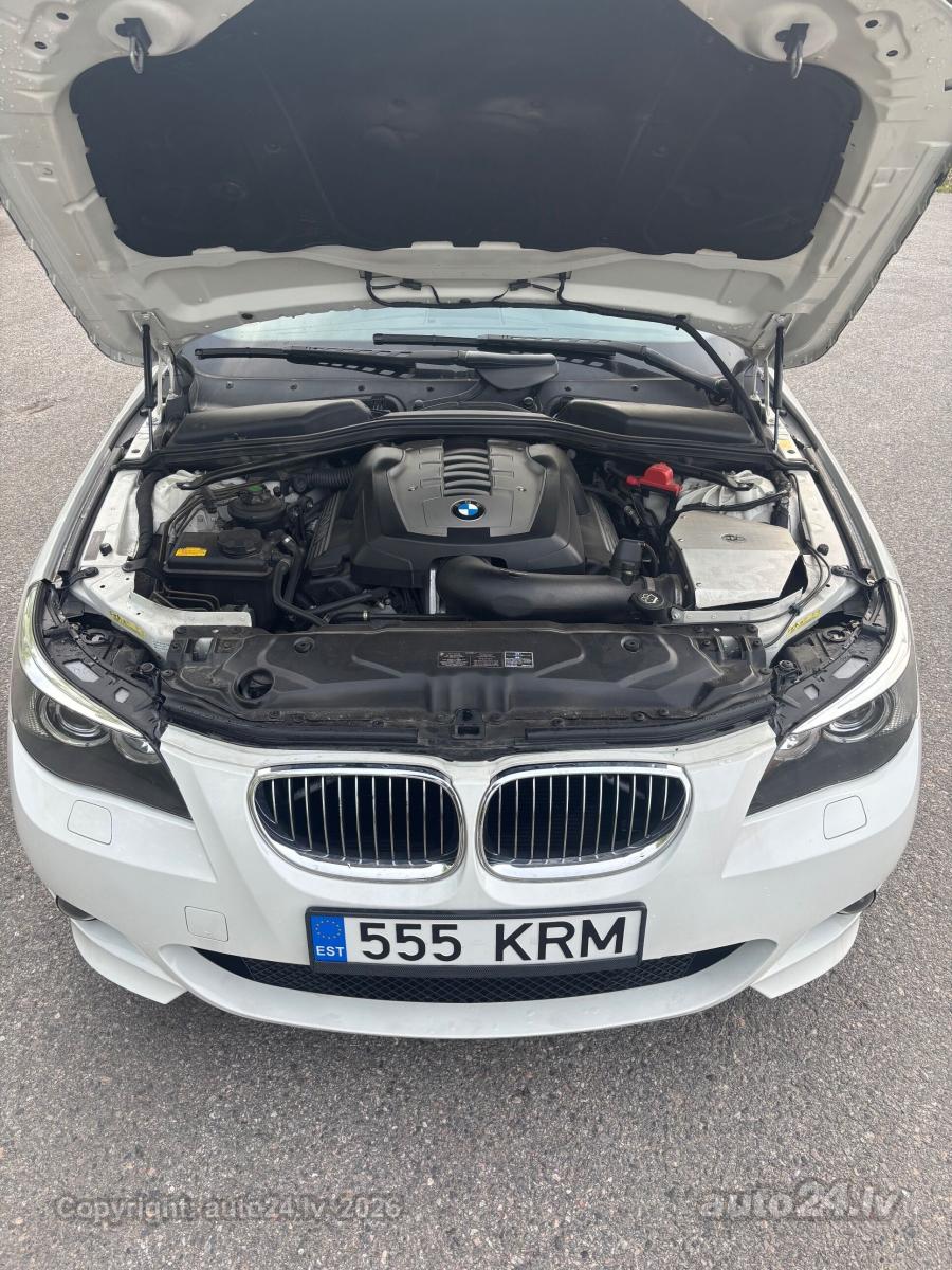 White BMW 5 Series 2007 in Tallinn, with an engine capacity of 4.00 L and mileage of 77 thousand km for 9999 €, photo 12 on AUTOMOTO.COM.LV