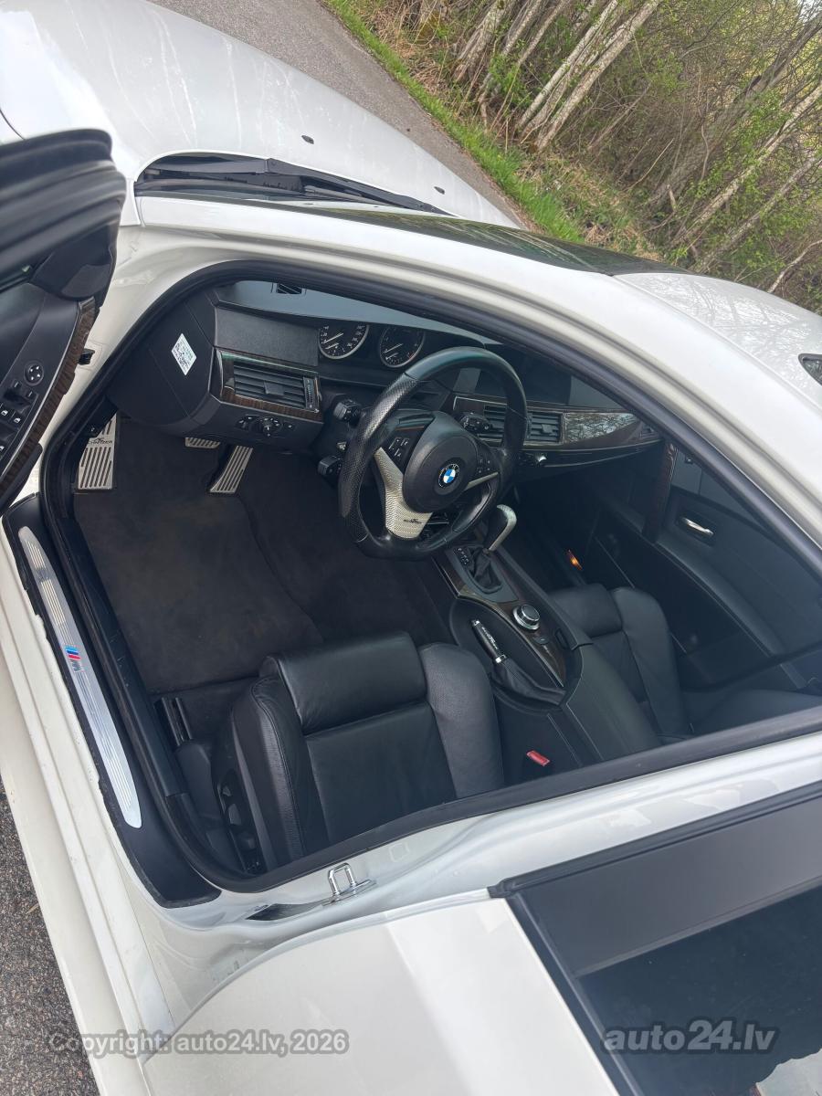 White BMW 5 Series 2007 in Tallinn, with an engine capacity of 4.00 L and mileage of 77 thousand km for 9999 €, photo 13 on AUTOMOTO.COM.LV