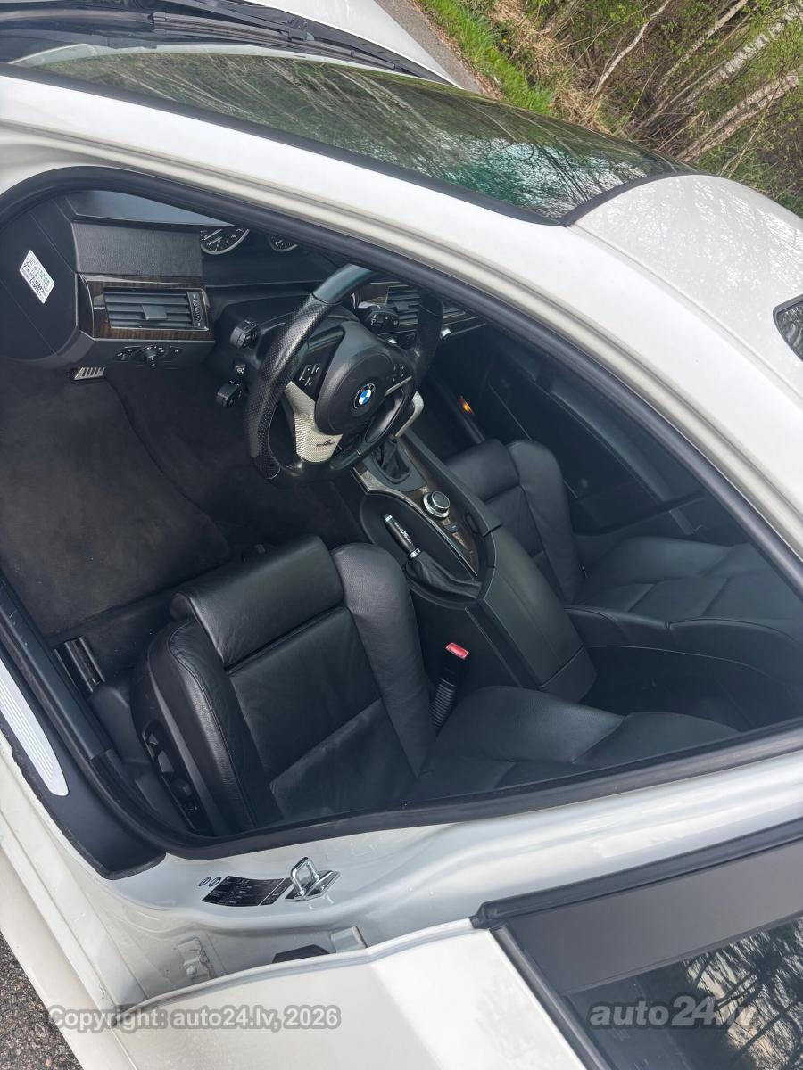 White BMW 5 Series 2007 in Tallinn, with an engine capacity of 4.00 L and mileage of 77 thousand km for 9999 €, photo 14 on AUTOMOTO.COM.LV