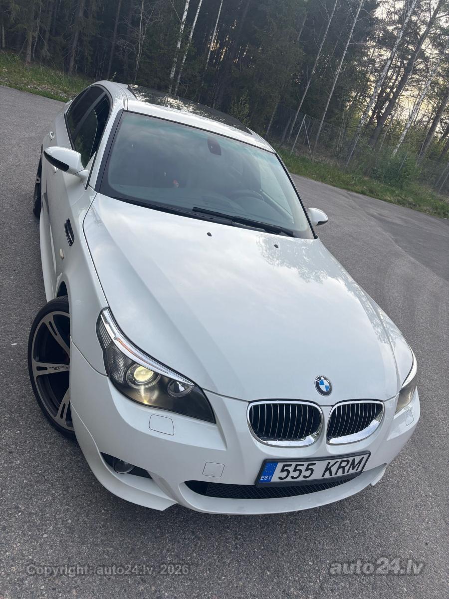 White BMW 5 Series 2007 in Tallinn, with an engine capacity of 4.00 L and mileage of 77 thousand km for 9999 €, photo 21 on AUTOMOTO.COM.LV