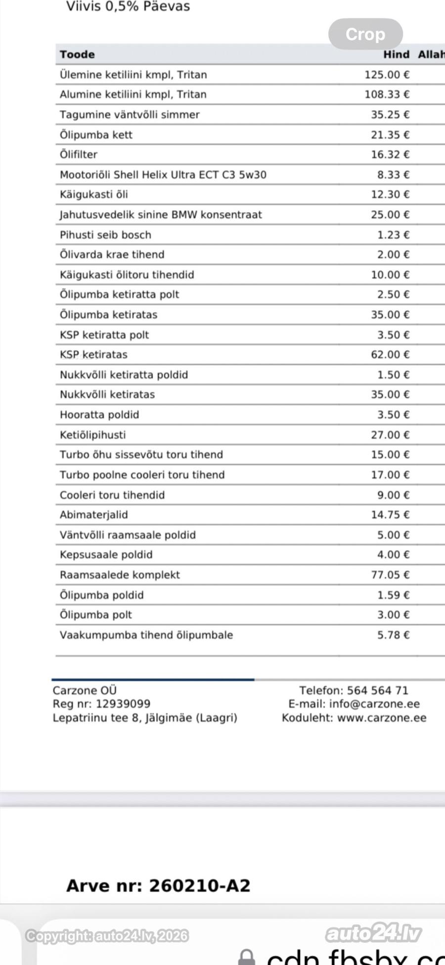 Белый БМВ 5 Серия 2011 в Таллин, объемом двигателя 2.00 л и пробегом 440 тыс. км за 9900 €, фото 21 на AUTOMOTO.COM.LV