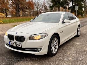 Balts BMW 5 Series 2012 Tallina, ar dzinēja tilpumu 2.00 L un nobraukumu 331 tūkst. km par 8900 €, foto  vietnē AUTOMOTO.COM.LV