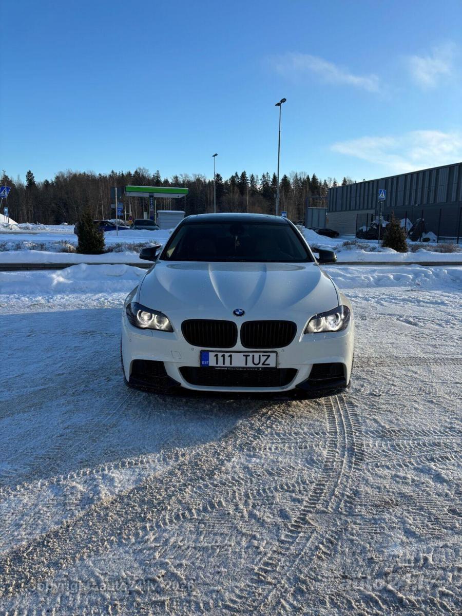 White BMW 5 Series 2012 in Tallinn, with an engine capacity of 2.00 L and mileage of 245 thousand km for 13500 €, photo 1 on AUTOMOTO.COM.LV