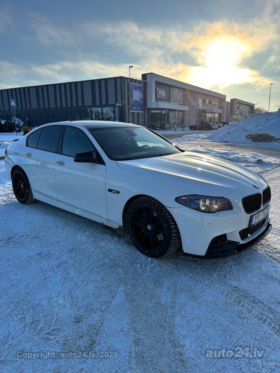 White BMW 5 Series 2012 in Tallinn, with an engine capacity of 2.00 L and mileage of 245 thousand km for 13500 €, photo 4 on AUTOMOTO.COM.LV