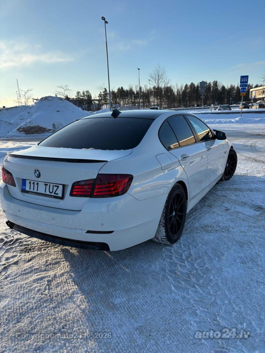 White BMW 5 Series 2012 in Tallinn, with an engine capacity of 2.00 L and mileage of 245 thousand km for 13500 €, photo 5 on AUTOMOTO.COM.LV