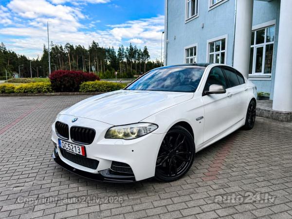 White BMW 5 Series 2012 in Valga, with an engine capacity of 3.00 L and mileage of 367 thousand km for 12900 €, photo 1 on AUTOMOTO.COM.LV