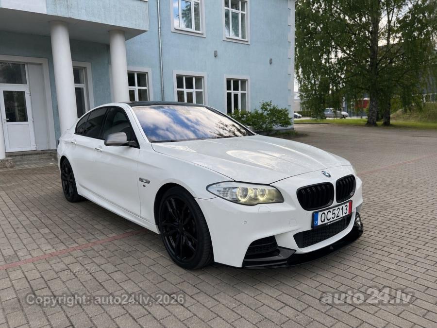 White BMW 5 Series 2012 in Valga, with an engine capacity of 3.00 L and mileage of 367 thousand km for 12900 €, photo 4 on AUTOMOTO.COM.LV