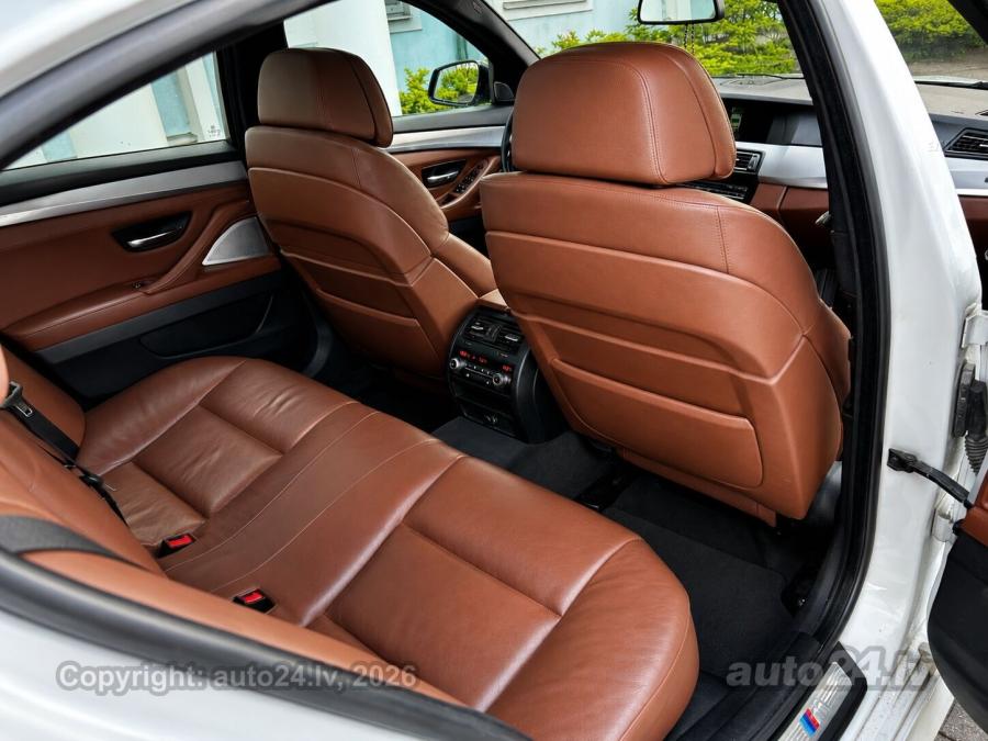 White BMW 5 Series 2012 in Valga, with an engine capacity of 3.00 L and mileage of 367 thousand km for 12900 €, photo 13 on AUTOMOTO.COM.LV