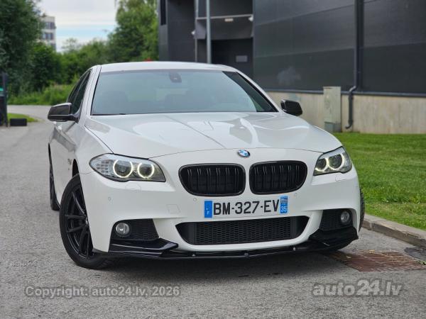 White BMW 5 Series 2012 in Tallinn, with an engine capacity of 3.00 L and mileage of 264 thousand km for 12998 €, photo 2 on AUTOMOTO.COM.LV