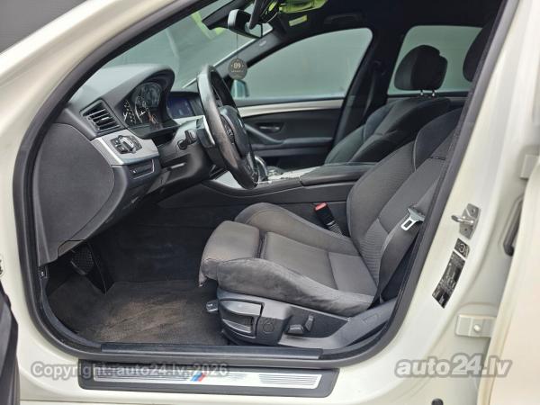 White BMW 5 Series 2012 in Tallinn, with an engine capacity of 3.00 L and mileage of 264 thousand km for 12998 €, photo 7 on AUTOMOTO.COM.LV
