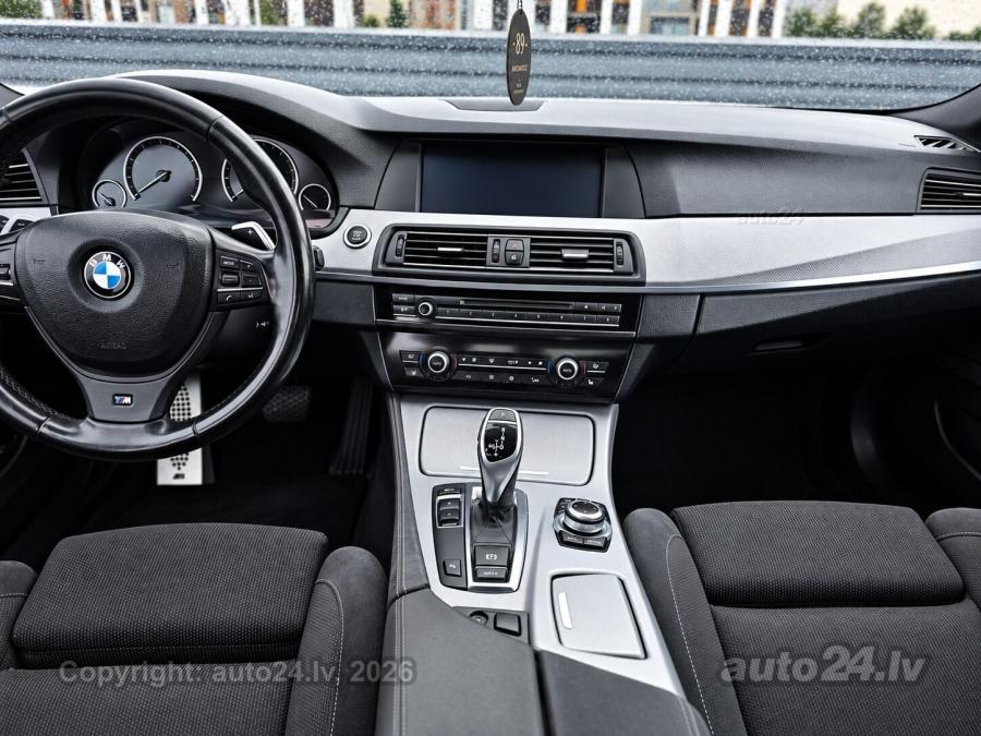 White BMW 5 Series 2012 in Tallinn, with an engine capacity of 0.00 L and mileage of 264 thousand km for 11799 €, photo 9 on AUTOMOTO.COM.LV