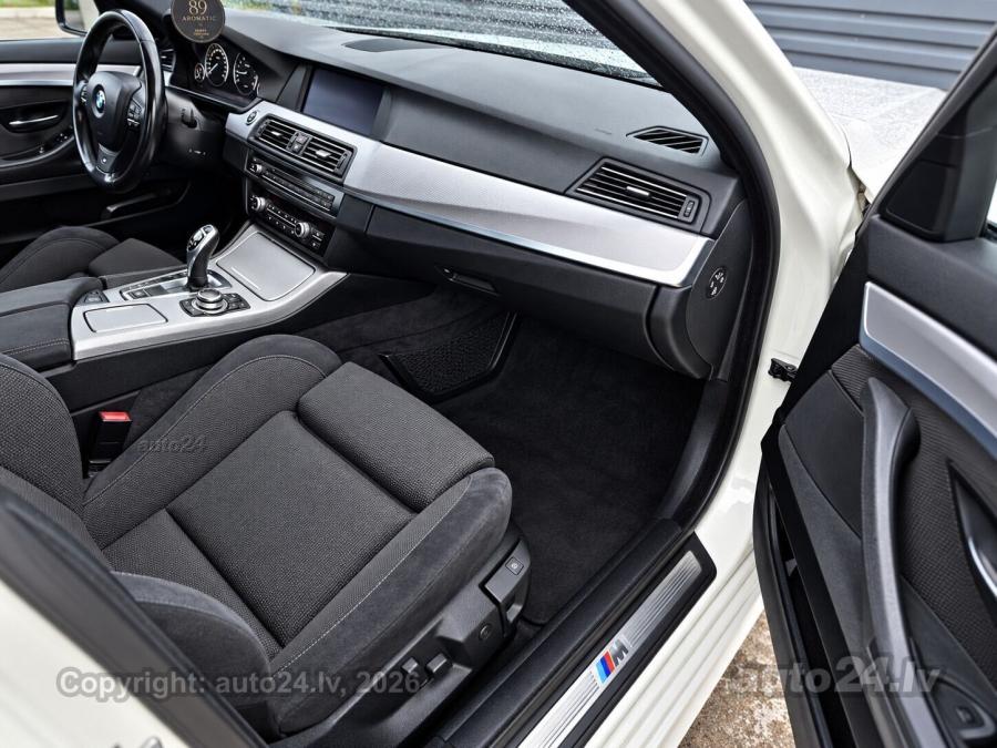White BMW 5 Series 2012 in Tallinn, with an engine capacity of 0.00 L and mileage of 264 thousand km for 11799 €, photo 10 on AUTOMOTO.COM.LV