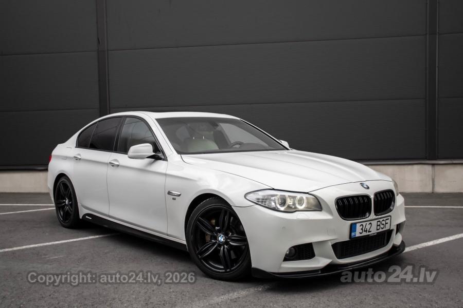 Balts BMW 5 Series 2013 Tallina, ar dzinēja tilpumu 3.00 L un nobraukumu 190 tūkst. km par 12990 €, foto 1 vietnē AUTOMOTO.COM.LV