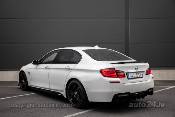 White BMW 5 Series 2013 in Tallinn, with an engine capacity of 3.00 L and mileage of 190 thousand km for 12990 €, photo 7 on AUTOMOTO.COM.LV
