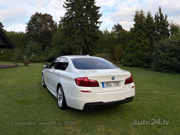 White BMW 5 Series 2013 in Tallinn, with an engine capacity of 3.00 L and mileage of 269 thousand km for 16900 €, photo 3 on AUTOMOTO.COM.LV