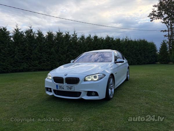 White BMW 5 Series 2013 in Tallinn, with an engine capacity of 3.00 L and mileage of 269 thousand km for 16900 €, photo 7 on AUTOMOTO.COM.LV