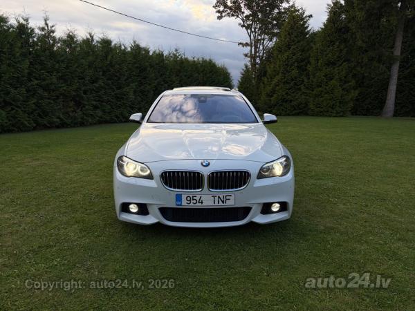 White BMW 5 Series 2013 in Tallinn, with an engine capacity of 3.00 L and mileage of 269 thousand km for 16900 €, photo 8 on AUTOMOTO.COM.LV